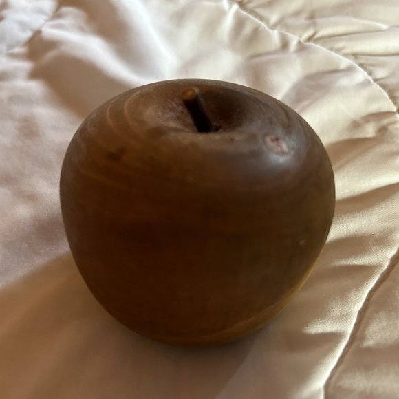 Art | Unique Adorable Wooden Apple Gift Or Display | Poshmark